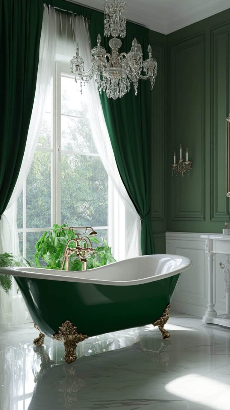 28 Green Bathroom Designs: Blending Modern and Vintage Styles ...