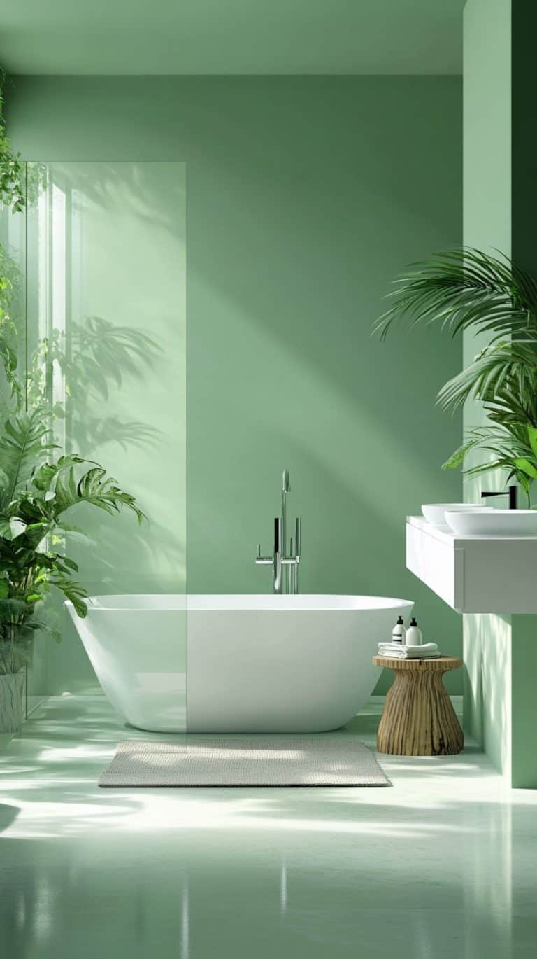 23 Green Bathroom Accents: Fixtures and Accessories - Glamorous Place