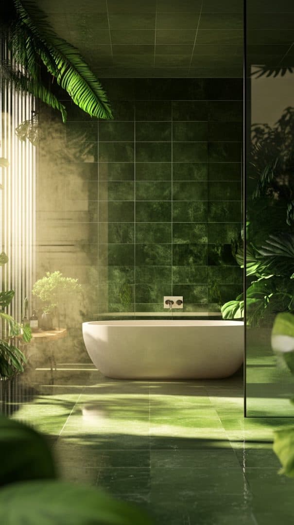 29 Green Bathroom Themes and Complementary Colors - Glamorous Place