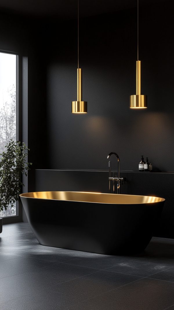 55 Gold Bathroom Trends: Color Combinations That Shine - Glamorous Place