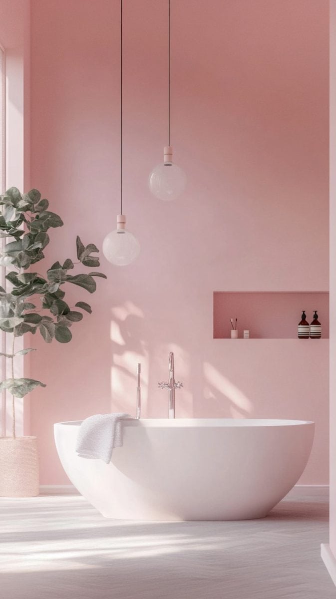 46 Small Bathroom Inspirations - Glamorous Place