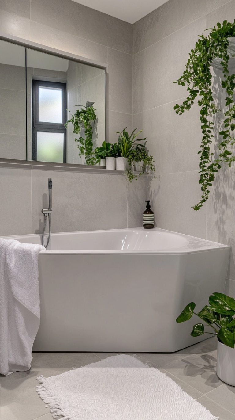 46 Small Bathroom Inspirations - Glamorous Place