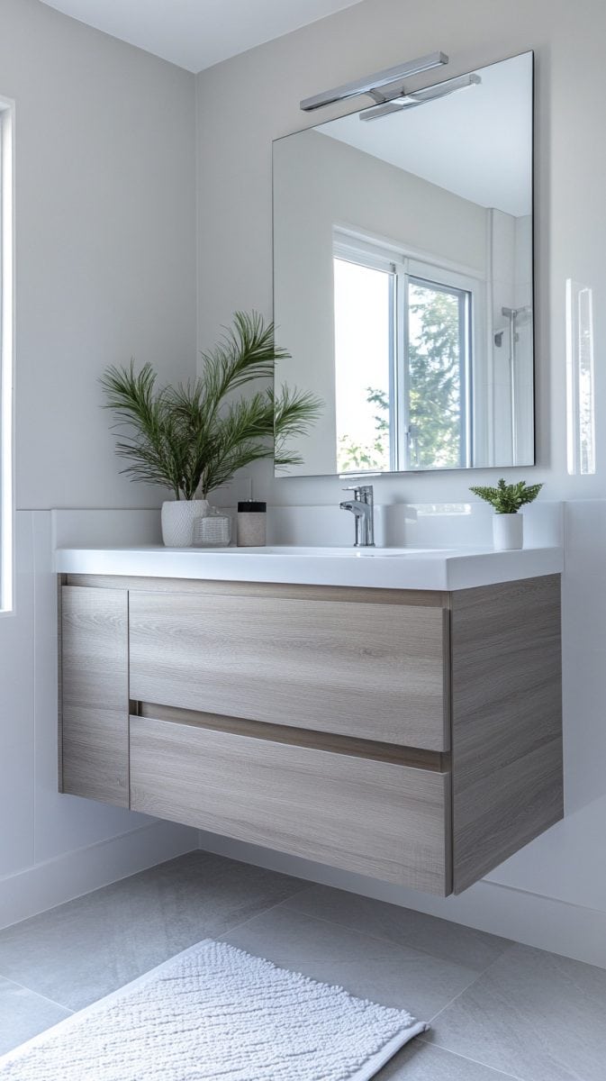 38 Small Bathrooms: Storage and Cabinets Ideas - Glamorous Place