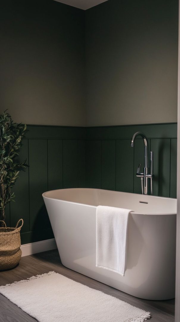 35 Dark Green Bathroom Ideas: Elegant, Bold, and Timeless Designs ...