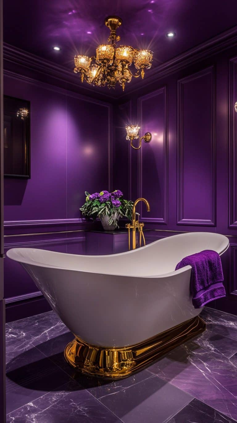 36 Purple Bathroom Inspirations: Stylish Ideas for Every Shade ...