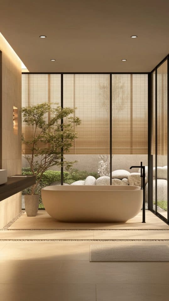 28 Modern Japanese Bathroom Inspiration – Sleek Designs with a ...