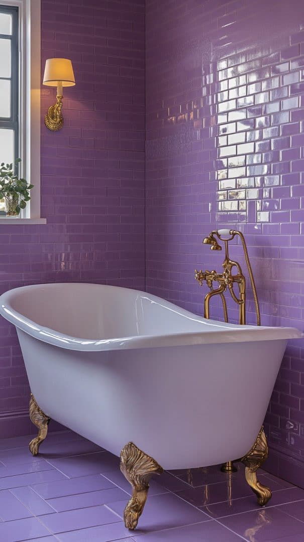 36 Purple Bathroom Inspirations: Stylish Ideas for Every Shade ...