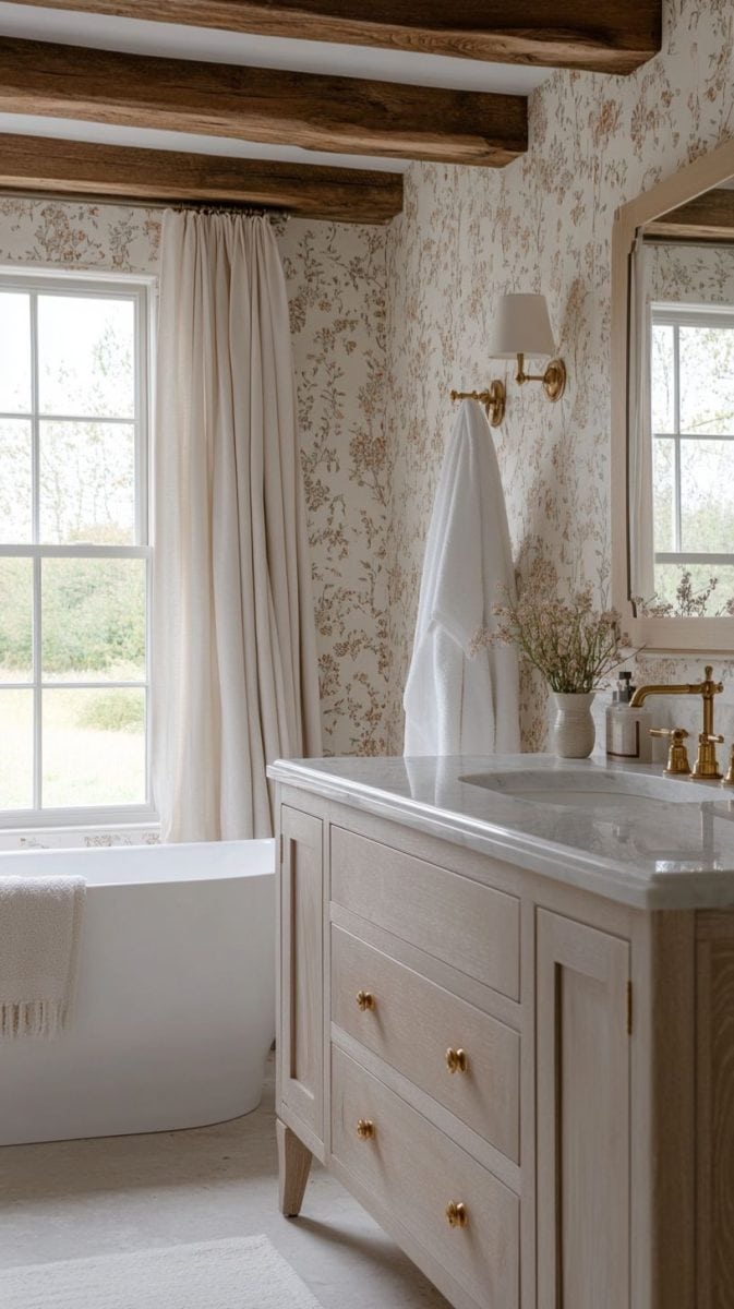 34 Charming French Country Bathrooms: Elegant Ideas for Every Space ...