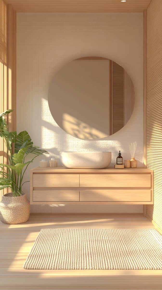 24 Transform Your Japandi Bathroom with Simple and Elegant Decor ...