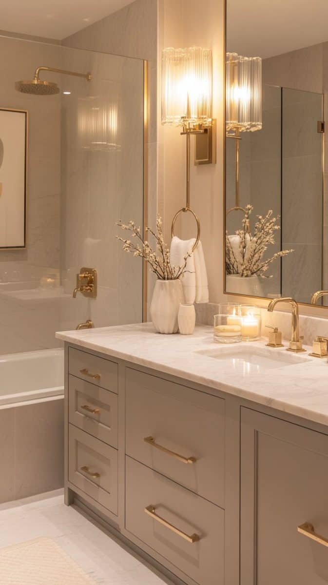34 Stylish Apartment Bathroom Decor Ideas for Every Taste - Glamorous Place