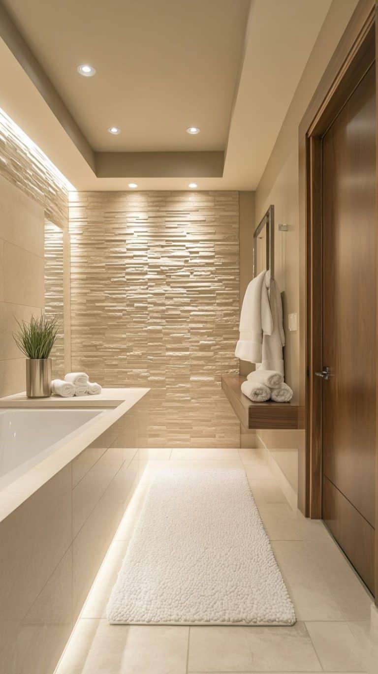 13 Stone Bathroom Goals: Create a Spa Vibe with Basins, Floors & Walls ...