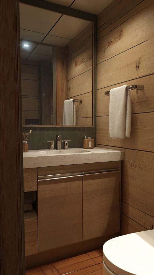Sleek and Stylish: 10 Modern Bathroom No Bath Designs - Glamorous Place