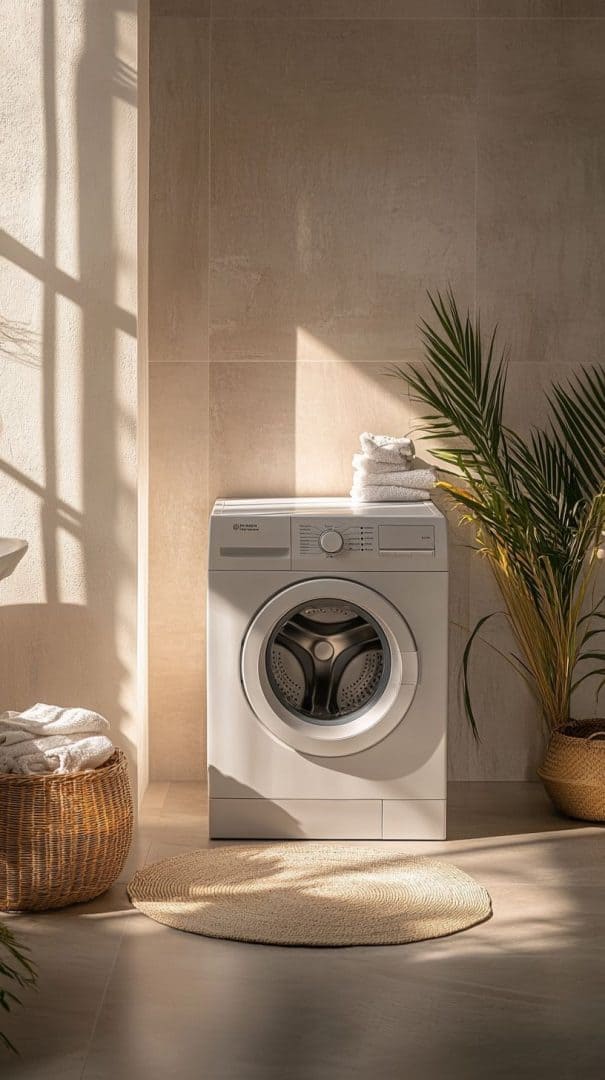13 Modern Bathroom with Washing Machine: Smart Layouts and Cabinet ...