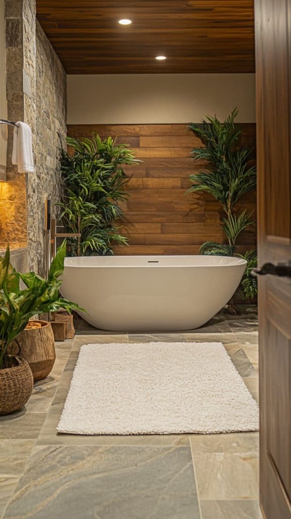 13 Earthy Bathroom Ideas That Feel Like a Cozy Spa in the Woods ...