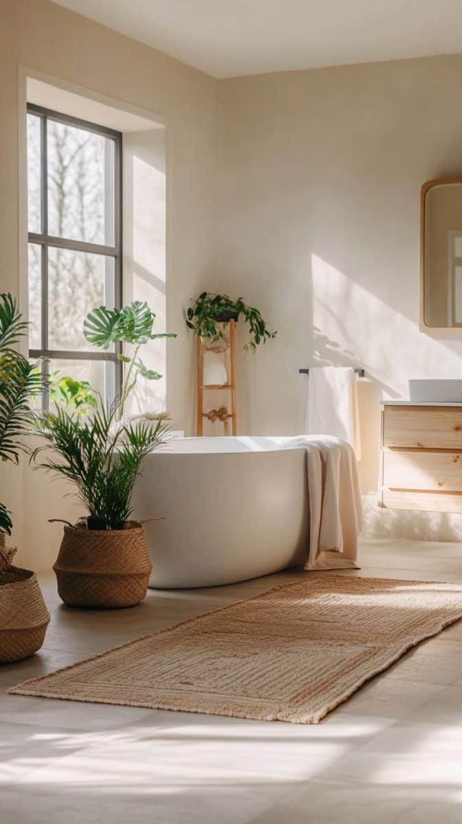 13 Earthy Bathroom Ideas That Feel Like a Cozy Spa in the Woods ...