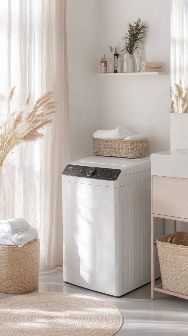 13 Modern Bathroom with Washing Machine: Smart Layouts and Cabinet ...