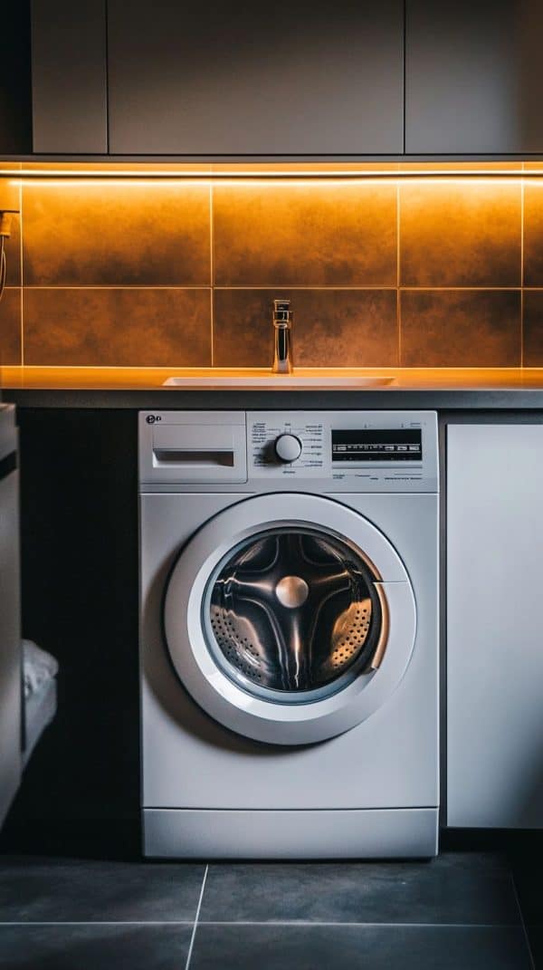 13 Modern Bathroom with Washing Machine: Smart Layouts and Cabinet ...