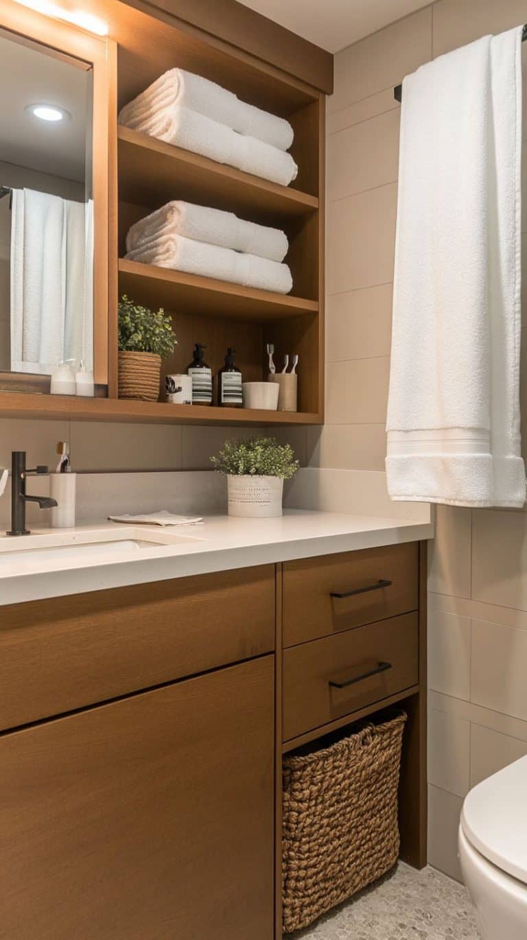 Bathroom Storage Solutions: 14 Smart Ideas That Work - Glamorous Place