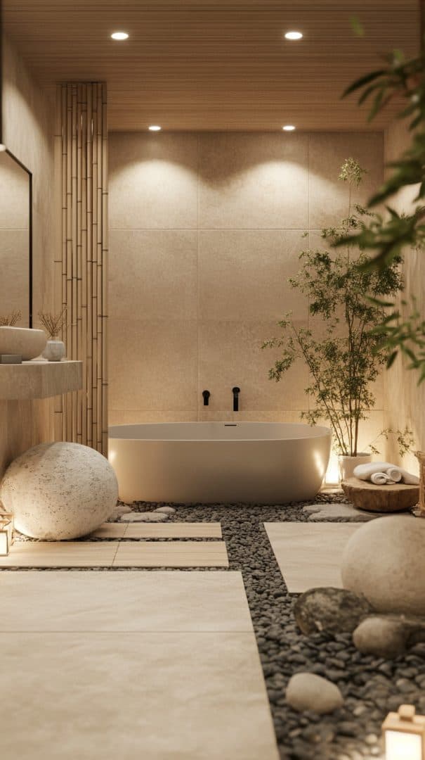 13 Modern Zen Bathroom: Fresh Ideas for a Calm, Sleek Space - Glamorous ...