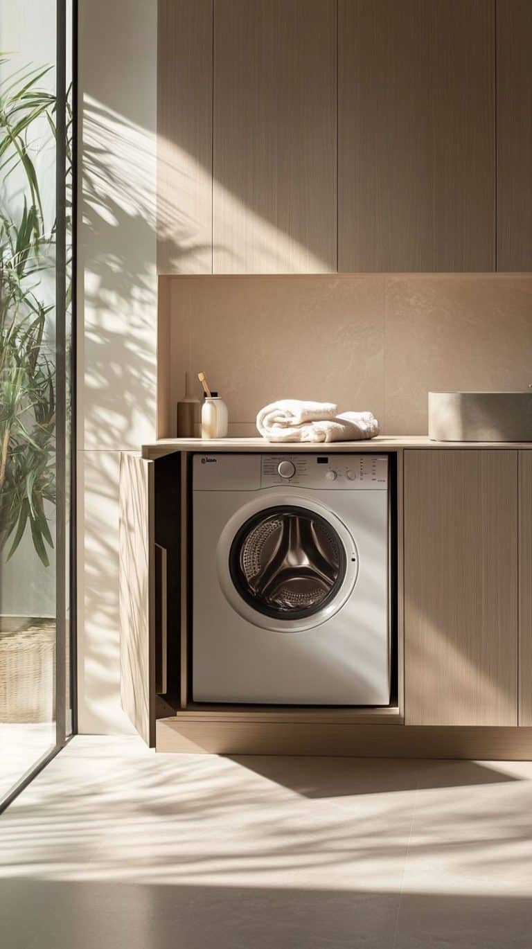 13 Modern Bathroom with Washing Machine: Smart Layouts and Cabinet ...