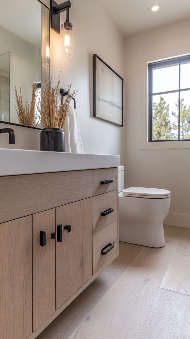 Sleek and Stylish: 10 Modern Bathroom No Bath Designs - Glamorous Place