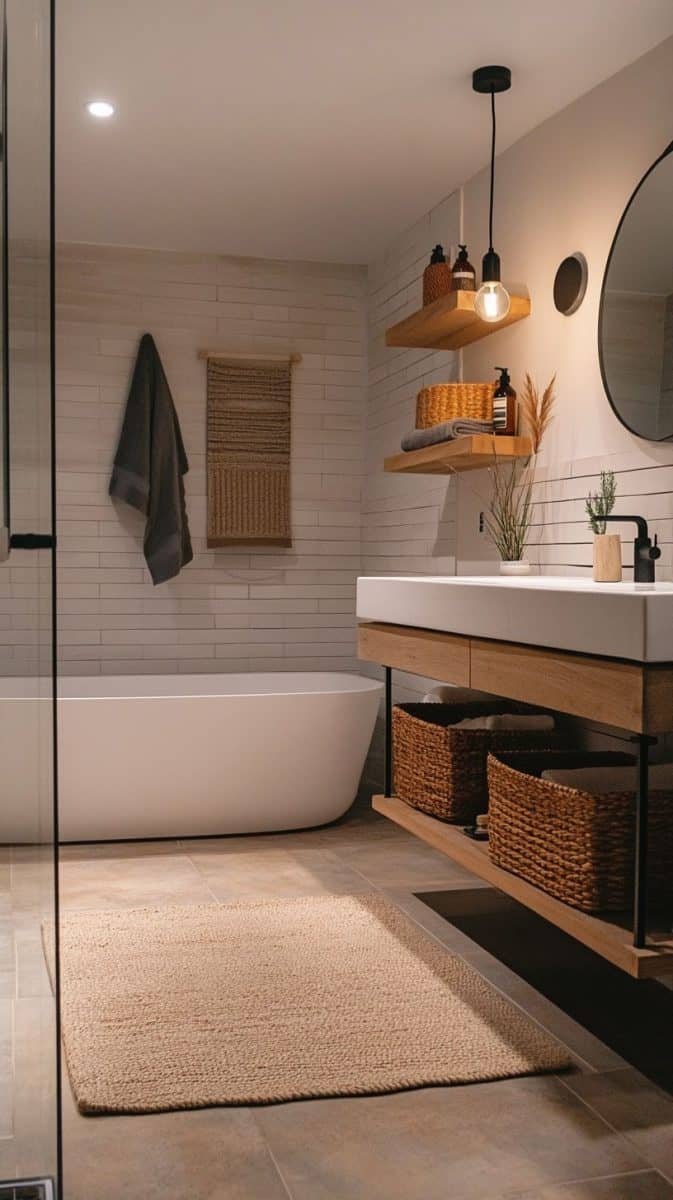 13 Landlord-Approved Renter Friendly Bathroom Ideas - Glamorous Place