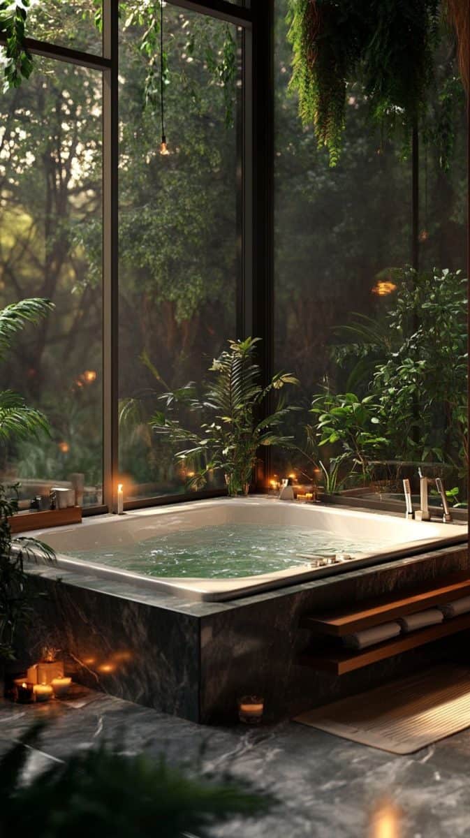 13 Modern Jacuzzi Bathroom Looks You'll Want in Your Home - Glamorous Place