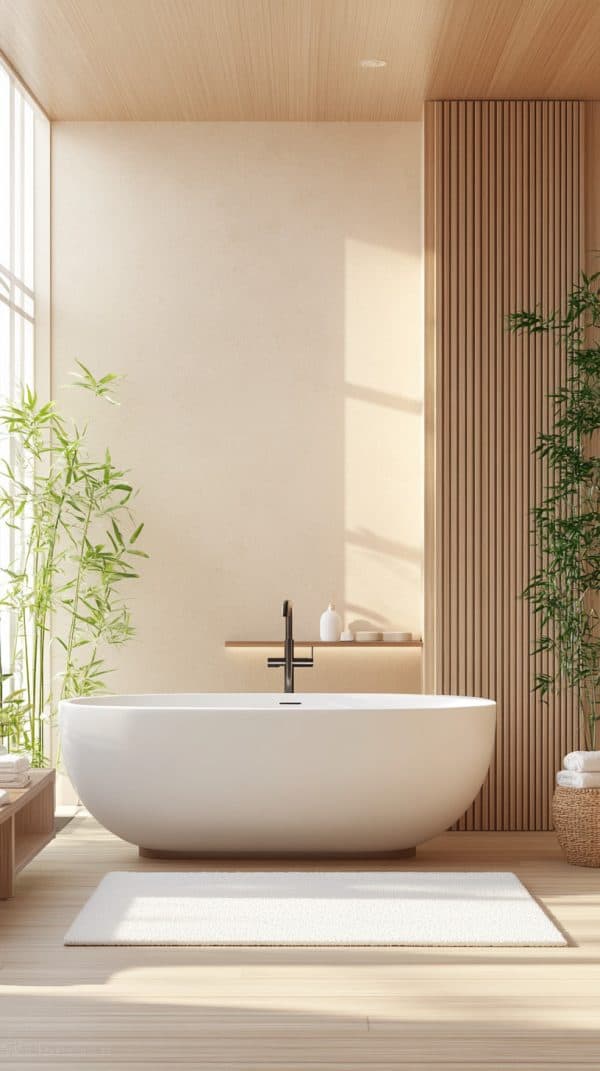 13 Modern Zen Bathroom: Fresh Ideas for a Calm, Sleek Space - Glamorous ...