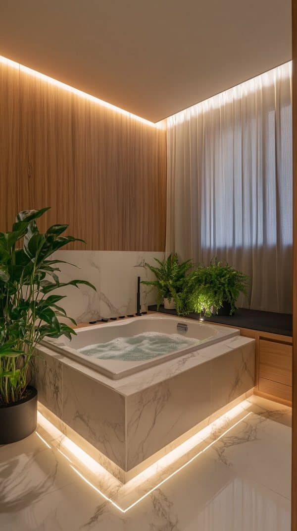 13 Modern Jacuzzi Bathroom Looks You'll Want in Your Home - Glamorous Place