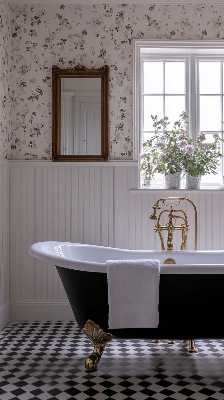 10 British Bathroom Charm: From Colonial Vibes to Cottage Cozy ...