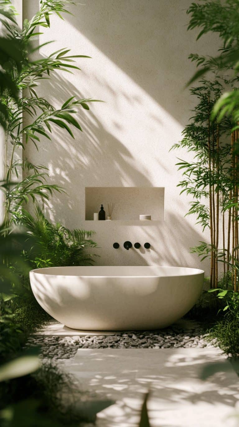 13 Modern Zen Bathroom: Fresh Ideas for a Calm, Sleek Space - Glamorous ...