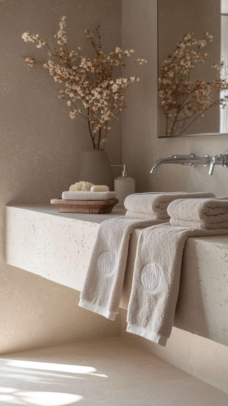 15 Creative Bathroom Towels Ideas - Glamorous Place