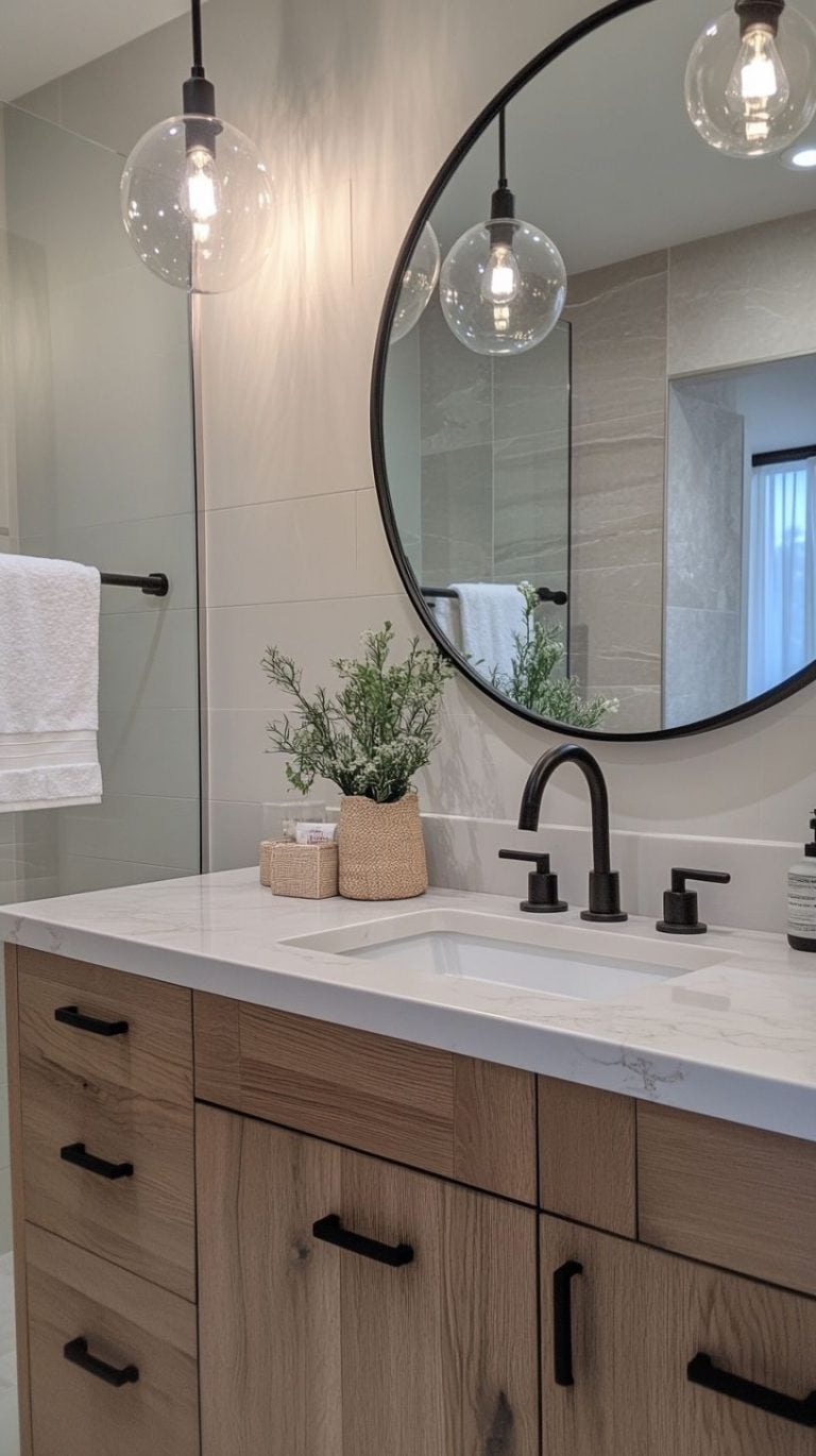 15 Bathroom Lights That Wow: From Hanging Pendants to LED Magic ...