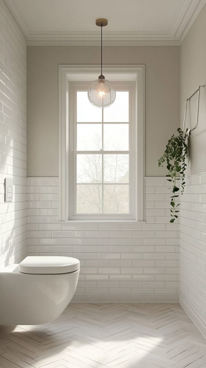 Bathroom Herringbone Tiles: 21 Stylish Ideas by Color, Size & Style ...