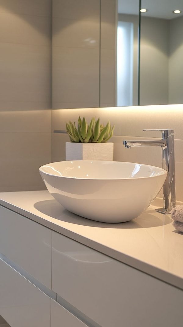 Sleek and Stylish: 10 Modern Bathroom No Bath Designs - Glamorous Place
