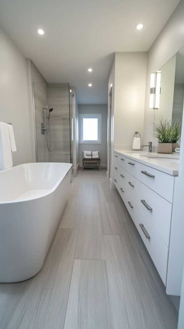 Farmhouse to Modern: 13 Bathroom Flooring Ideas You’ll Love - Glamorous ...