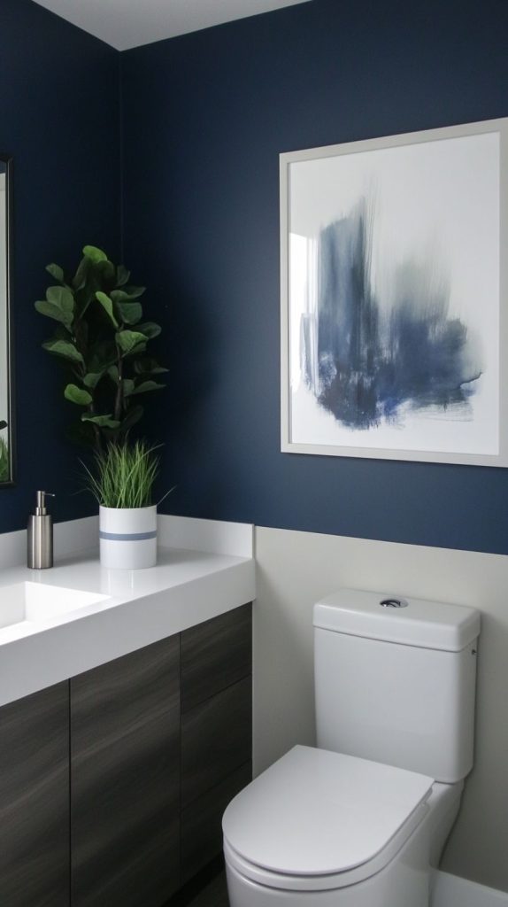 15 Best Modern Half Bathroom Ideas for a Contemporary Touch - Glamorous ...