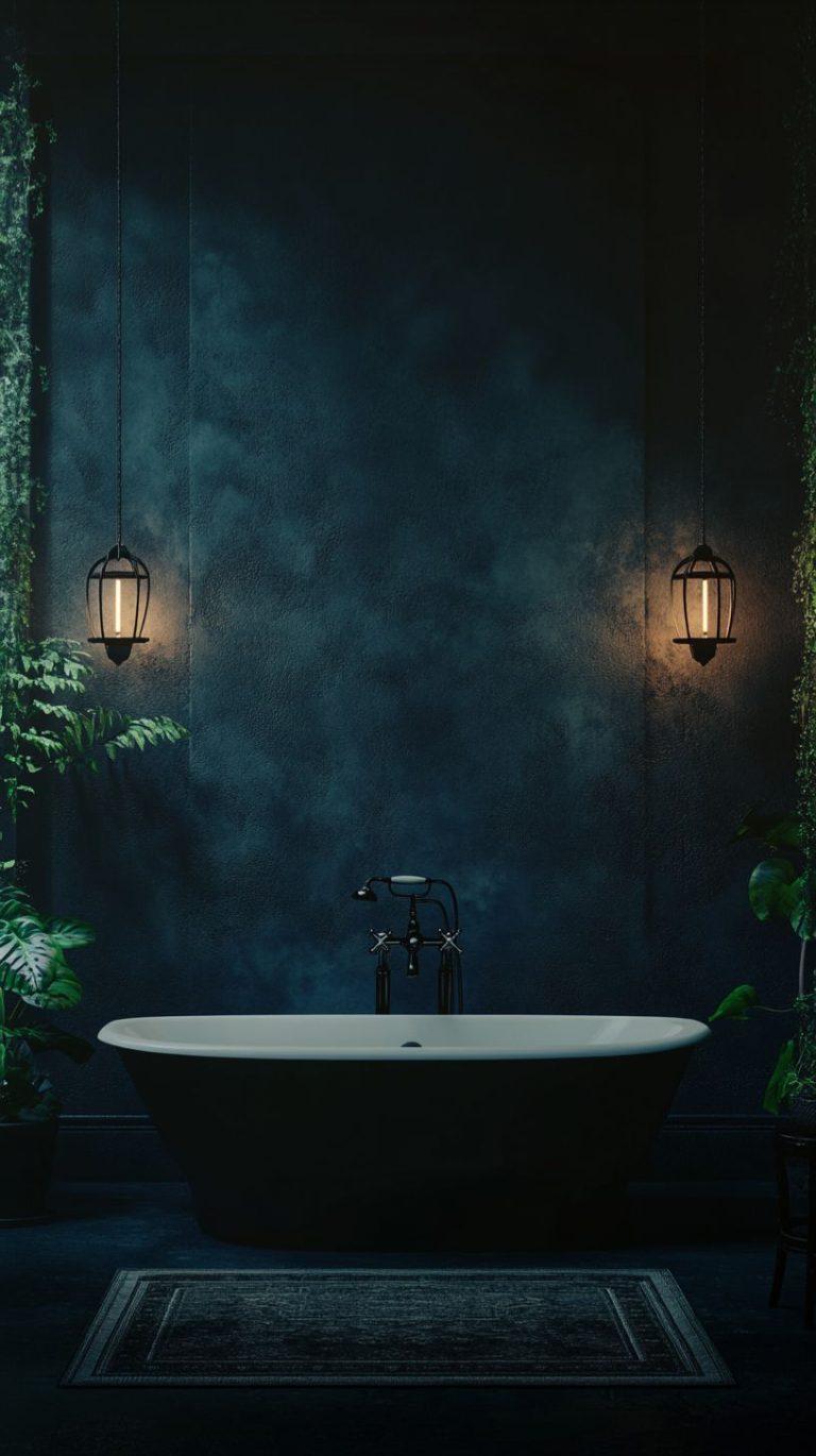 36 Moody Bathroom Inspirations: Dark, Bold, and Beautiful Designs ...