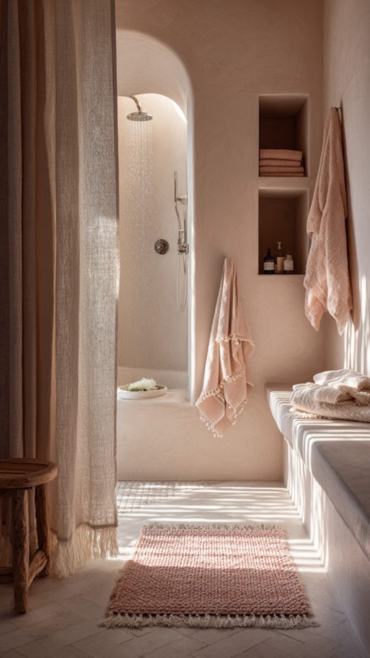 13 Bold and Soft Looks for Pink Bathrooms - Glamorous Place