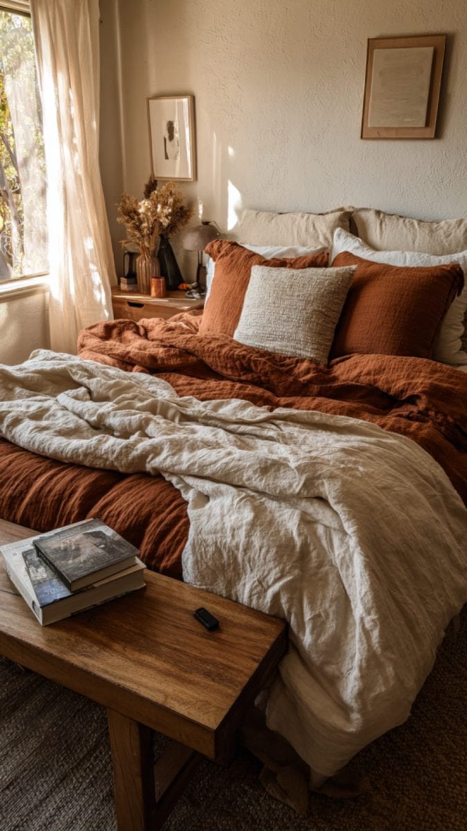 13 Grounded & Relaxed Earthy Bedroom Looks - Glamorous Place
