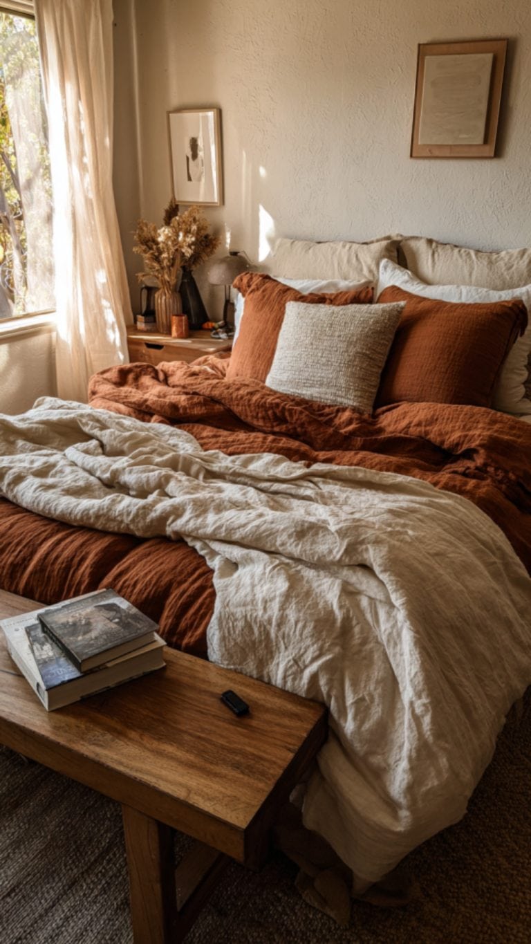 13 Grounded & Relaxed Earthy Bedroom Looks - Glamorous Place