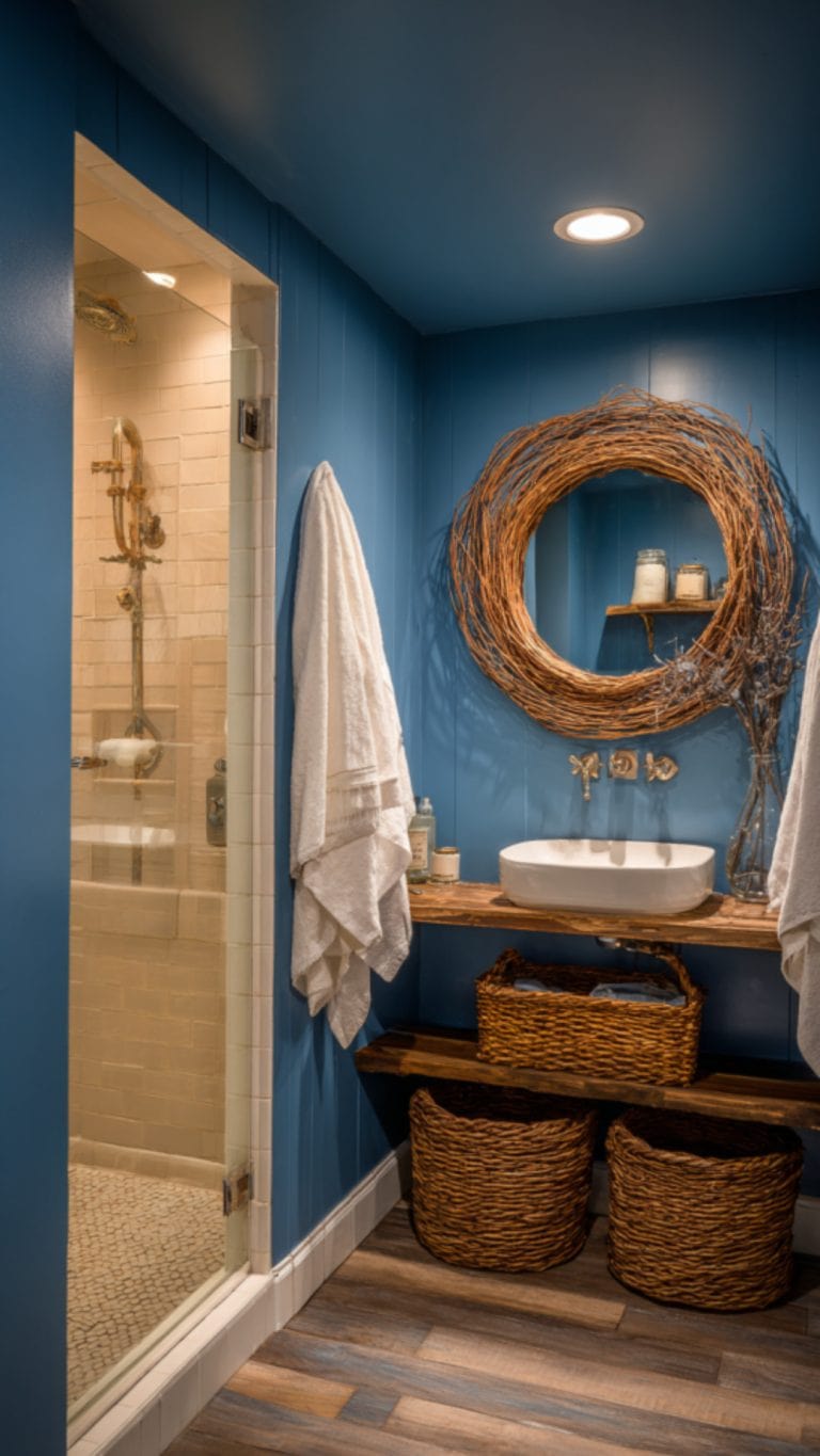 12 Elegant Blue Bathroom Design Ideas - Glamorous Place