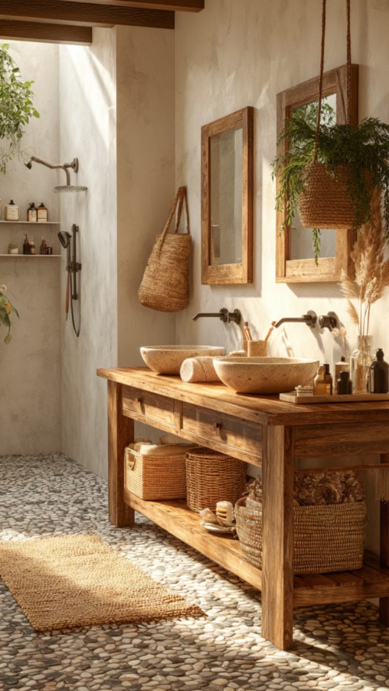 13 Vibrant Boho Bathroom Style Inspirations - Glamorous Place
