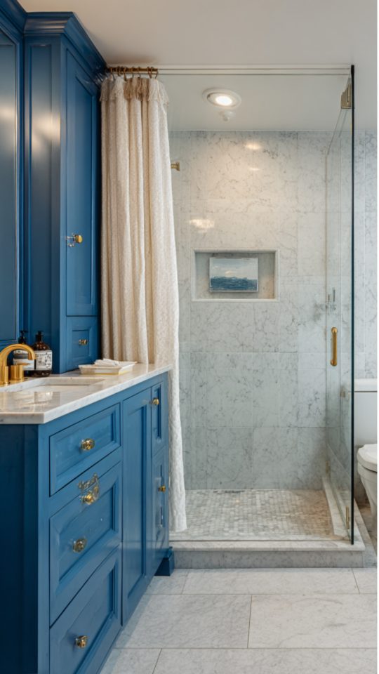 12 Elegant Blue Bathroom Design Ideas - Glamorous Place