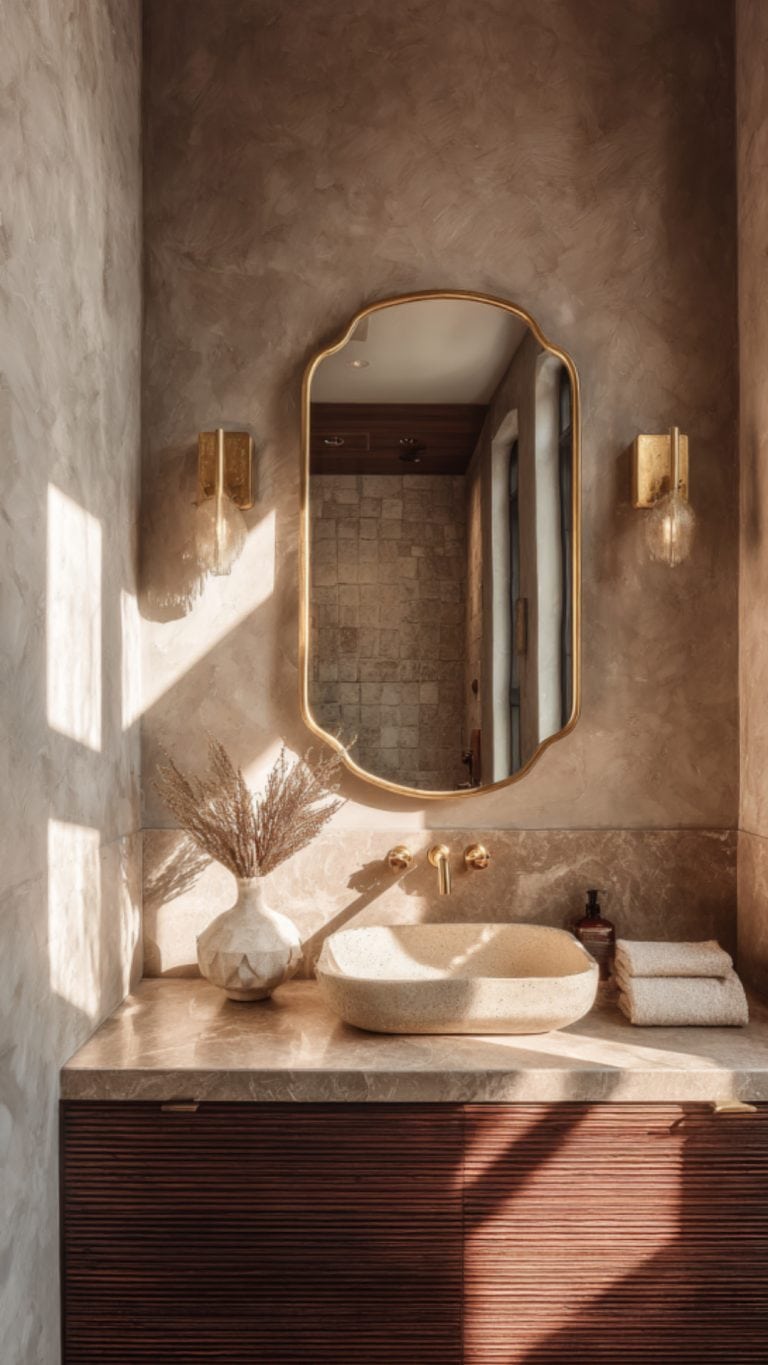 15 Ways to Style Your Bathroom Mirror - Glamorous Place