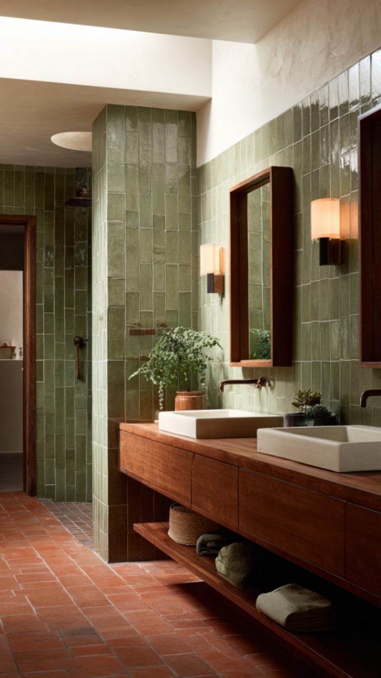 Warm & Stylish: 14 Terracotta Bathroom Ideas - Glamorous Place