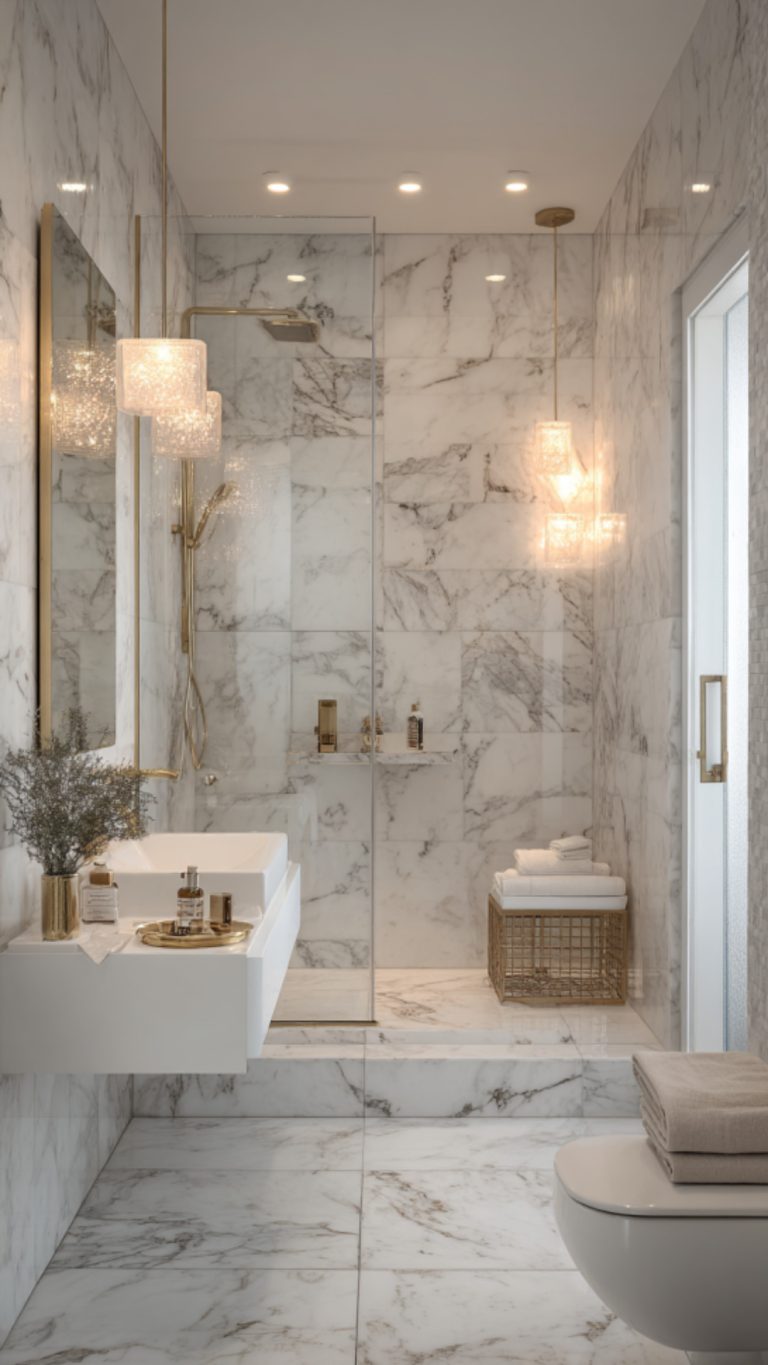 12 Timeless Marble Bathroom Looks - Glamorous Place