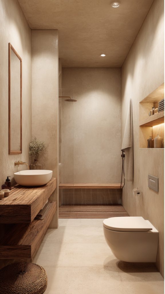 10 Microcement Bathroom Designs with Timeless Appeal - Glamorous Place