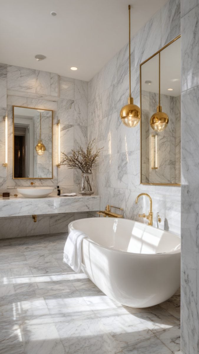13 Primary Bathrooms That Redefine Elegance - Glamorous Place
