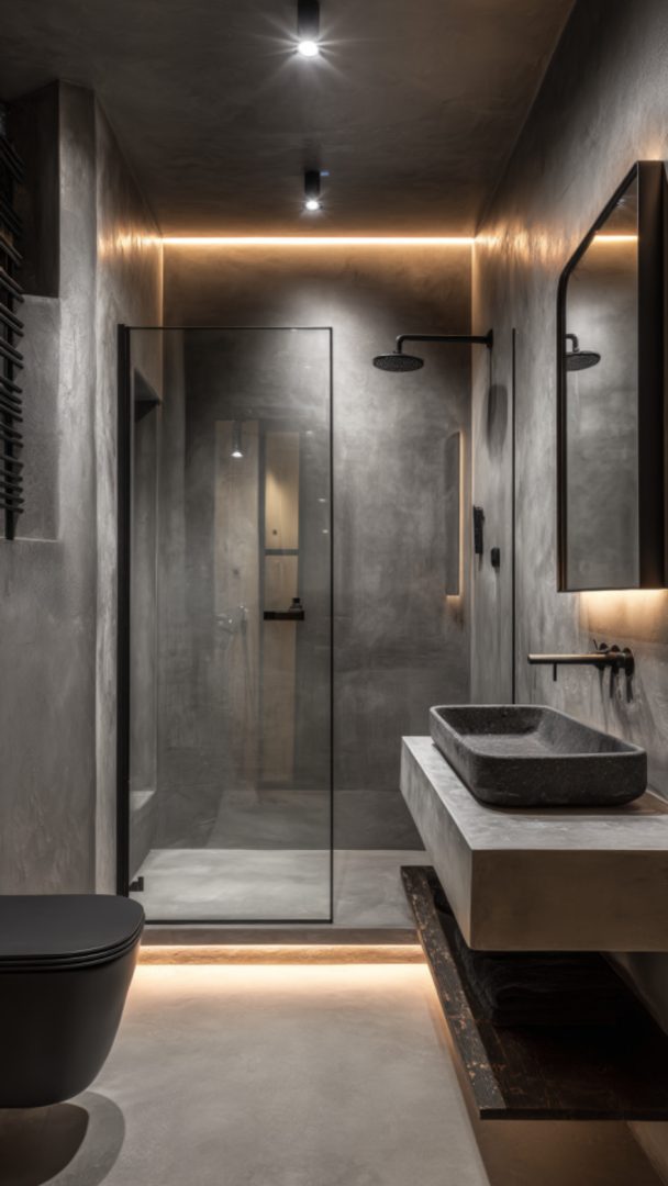 10 Microcement Bathroom Designs with Timeless Appeal - Glamorous Place